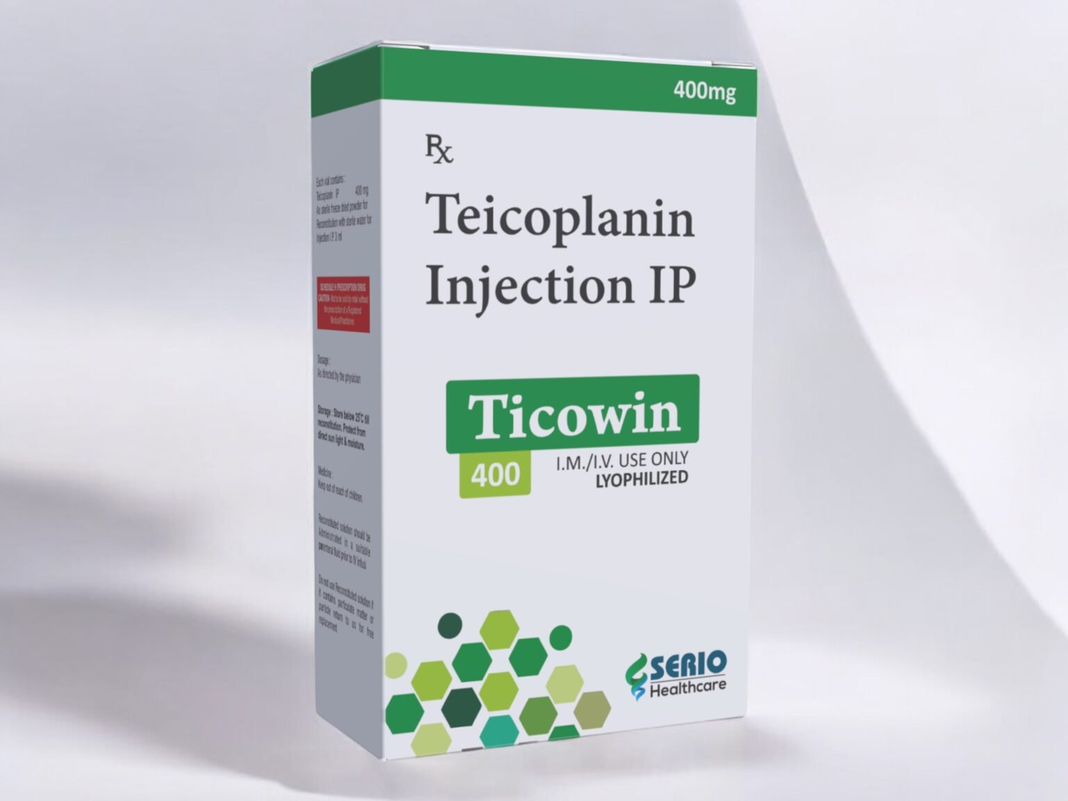 Ticowin 400mg Injection - Serio Healthcare